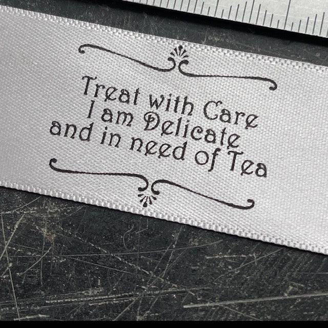 Washable Satin Ribbon Personalised 25mm – Caltonberry